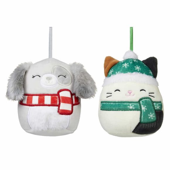 Squishmallows | Holiday | New 4 Squishmallow Winter Ornaments 8pack ...